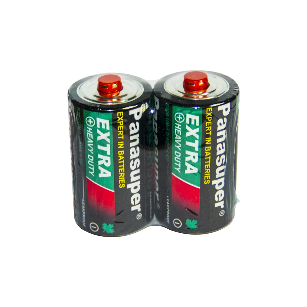 Power Flash Zinc Carbon R20p D Size Um 1 Sum1 Dry Cell Battery 1 5v