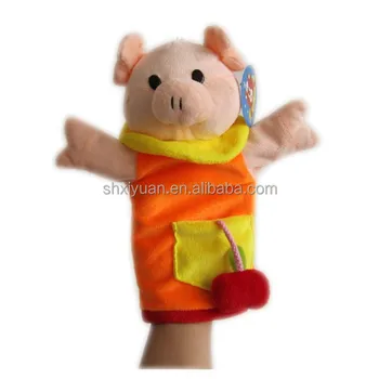 Knitting Animal Pig Hand Puppet/making Cartoon Hand Puppets Finger Toys ...