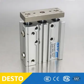 Smc Type Mgpl Series Three Rod Ball Bushing Bearing Double Action Type ...