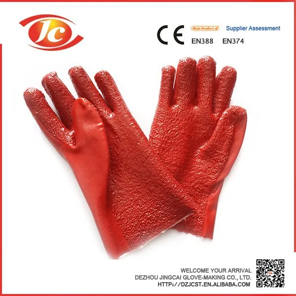 Heavy Duty Industrial Pvc Rubber Coated Glove,Mechanical And Mining ...
