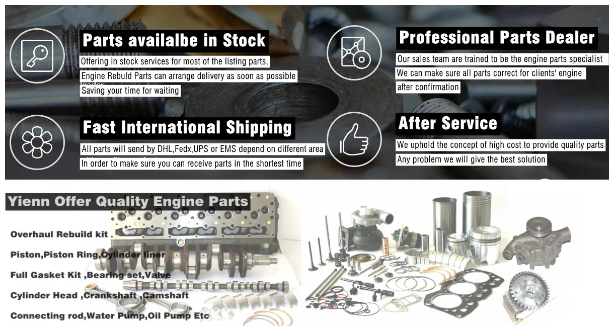 5L Overhaul Rebuild Kit for Toyota Excavator Diesel Engines