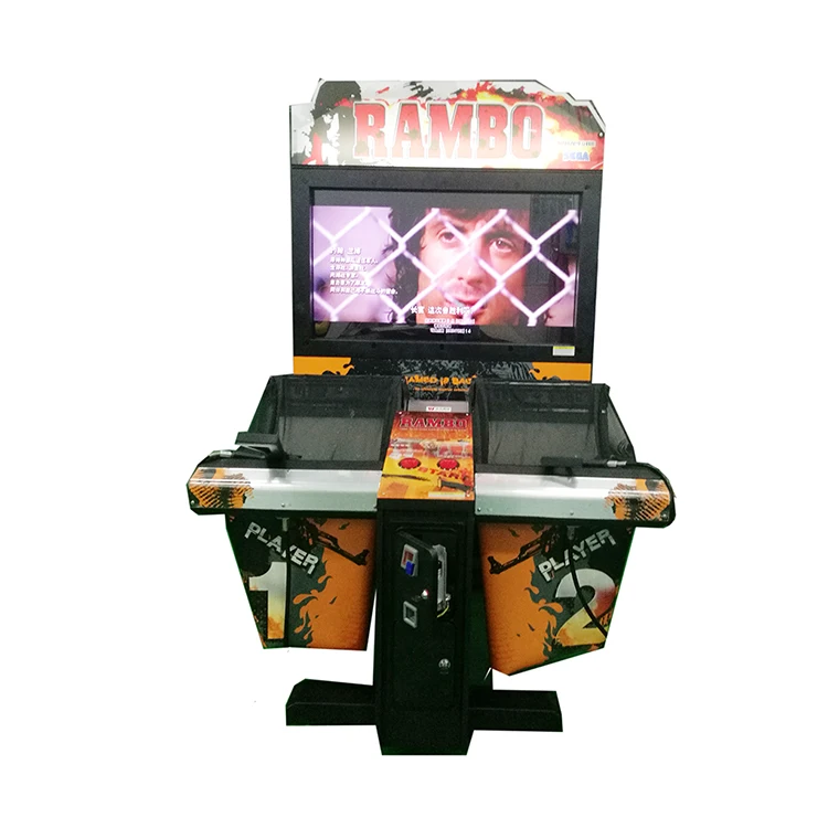 55 Inch Coin Operated Simulator Rambo Arcade Game Machine - Buy Rambo ...