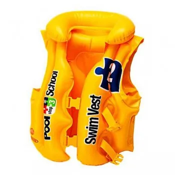 Intex 58660 Kids Yellow PVC Inflatable Swim Vest - Safe & Fun