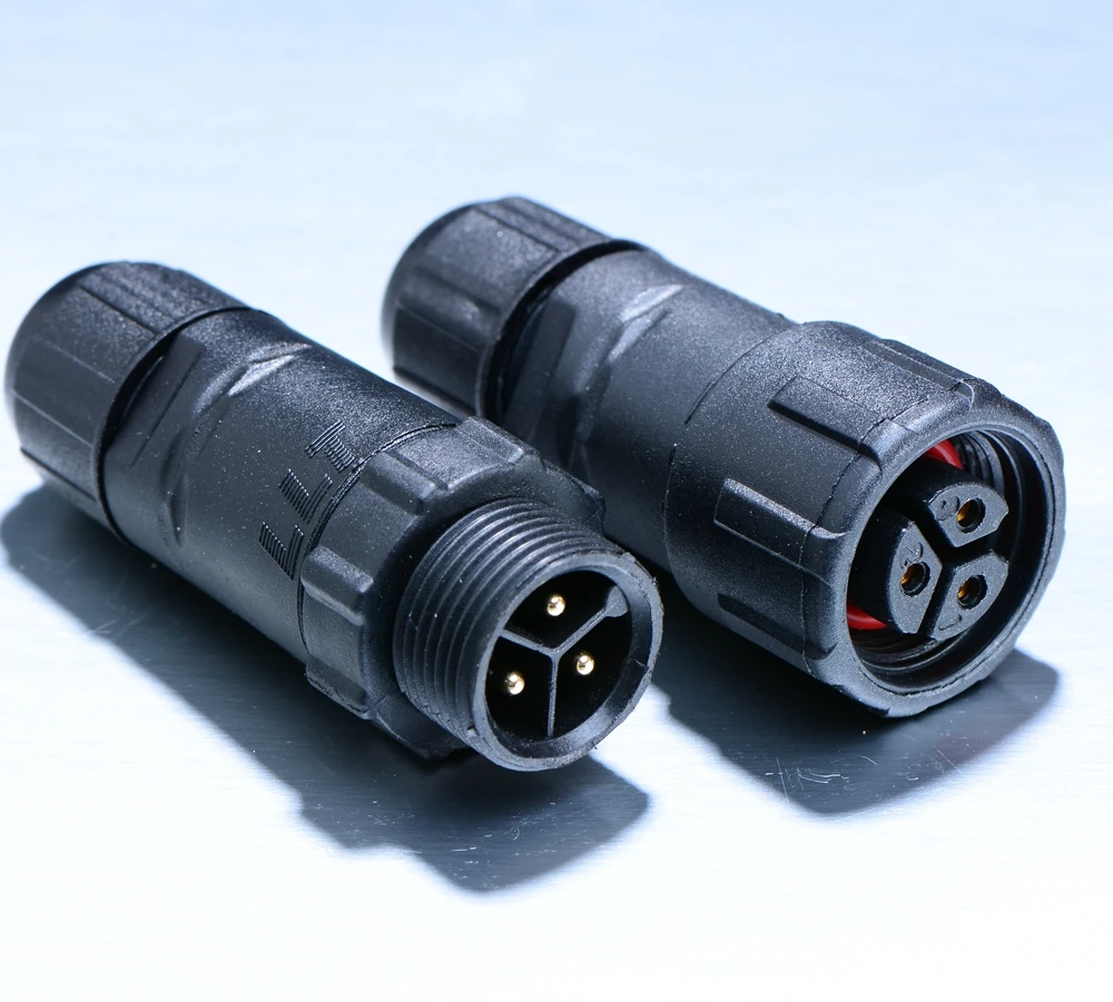 3pin 4pin Female & Male Ip67 Waterproof Connector For Outdoor - Buy ...