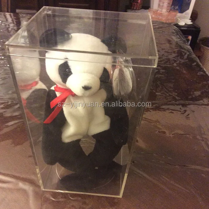Clear Acrylic Beanie Baby Display Box With Lid - Buy Clear Acrylic ...