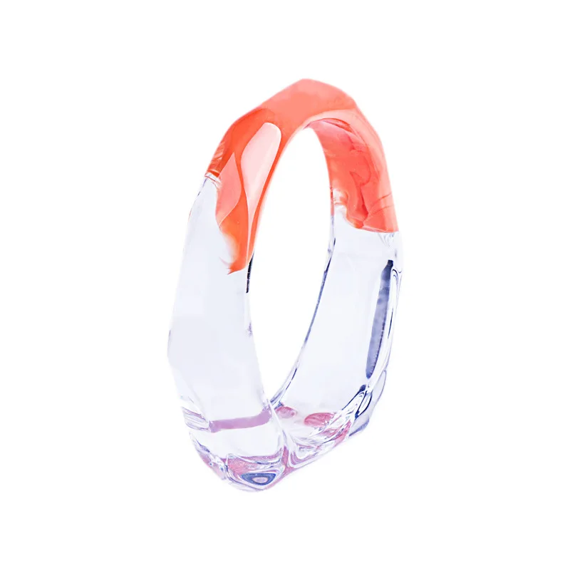 Shop Our Hot Sell Fancy Transparent Two-Tone Acrylic Bracelets