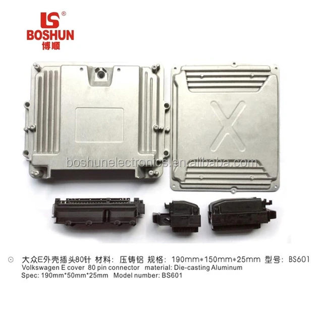Auto Car Aluminum Enclosure Pcb Ecu Box Case Ecm/ecu Shells For 80/81/94/112 /121 Pins - Buy ...