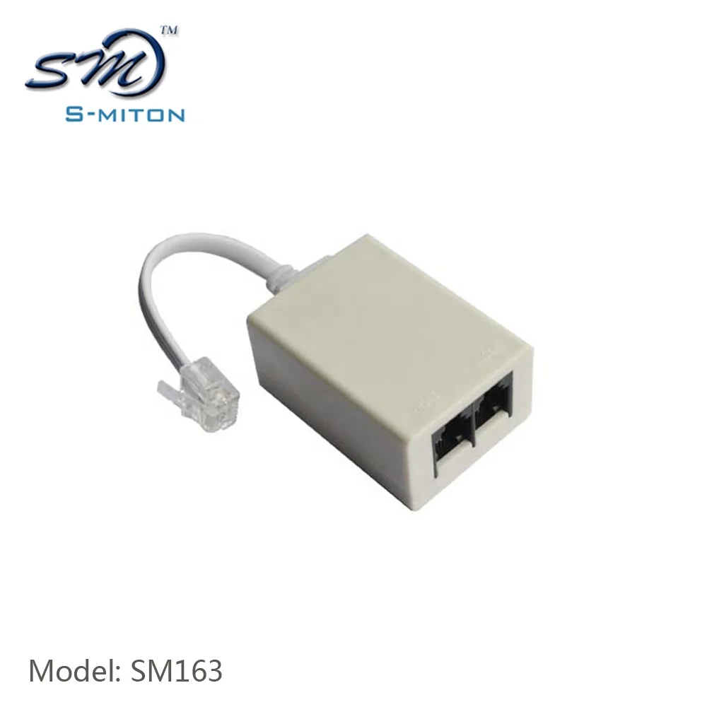 RJ11 6P2C Phone Splitter 2 Port With Extension Cable from China ...