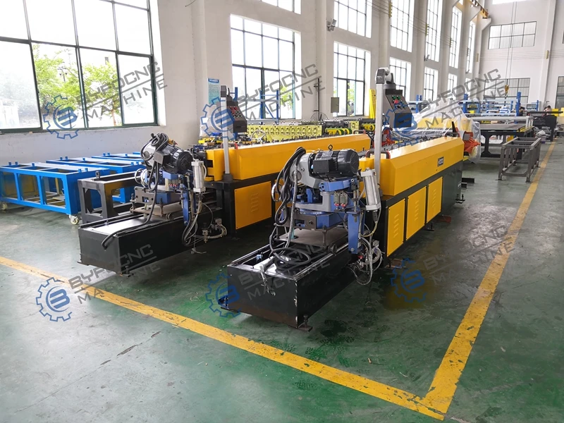 Galvanized Steel TDC Duct Flange Forming Machine for HVAC
