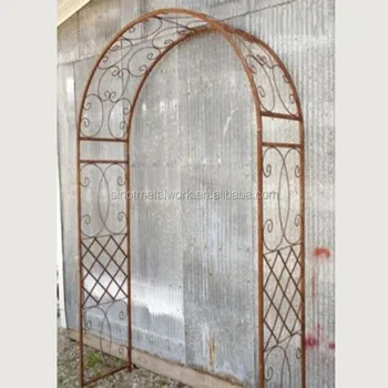 Iron Rose Arch Metal Frame Pergola Garden Arbours And Arches - Buy Iron ...