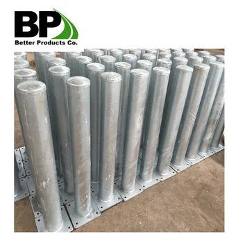 Hot Dipped Galvanized Steel Pipe Bollards - Buy Hot Dipped Galvanized ...