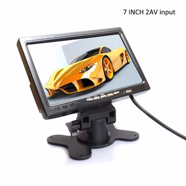 Best Price 7'' Car Tft Lcd Monitor With 2 Av Input - Buy Car Tft Lcd ...