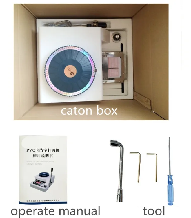 Manual Metal Letter Number Plate Stamping Machine Card Embossing ...