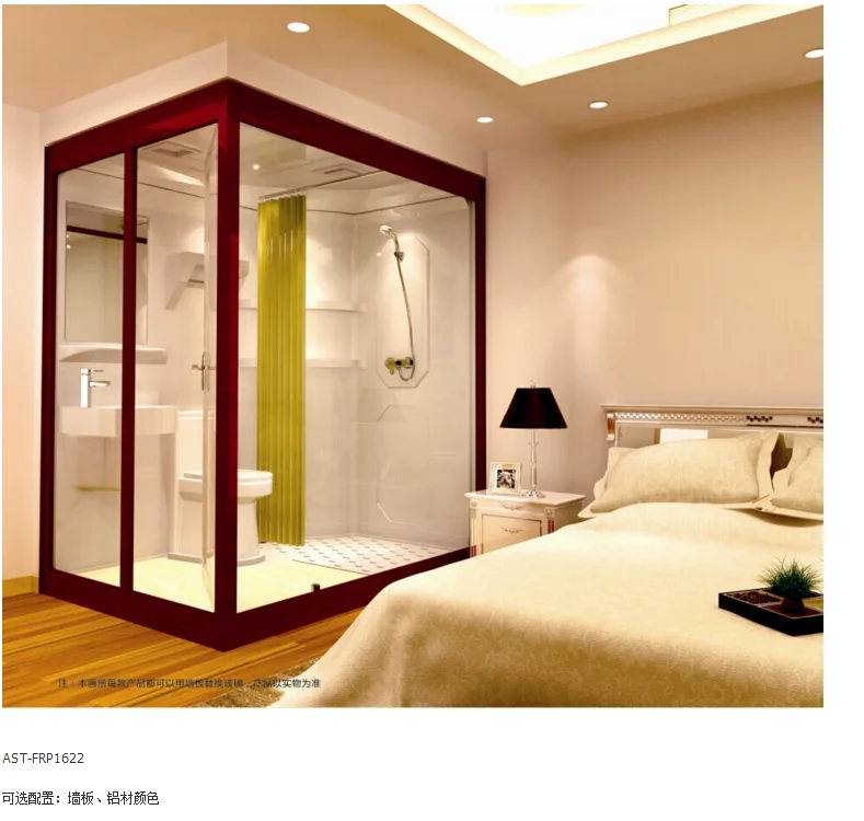 All In One Modular Prefabricated Bathroom Wc Toilet Unit Shower Cubicle ...