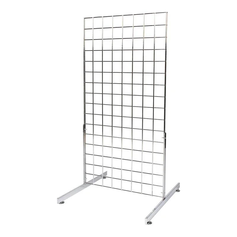 Four Side Grid Wall Panel Wire Display Rack - Buy Display Rack,Four ...