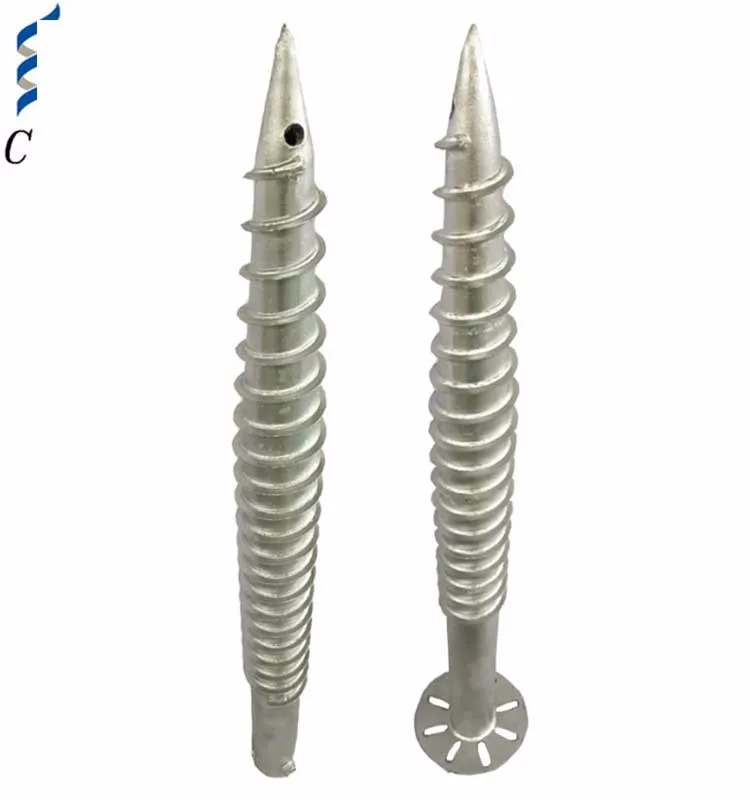 Ground Screw Earth Auger Anchor For Foundations - Buy Earth Auger ...