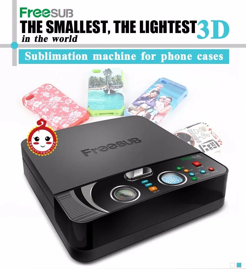 Freesub St-2030 3d Mini Film Mobile Phone Case Printing Machine - Buy ...