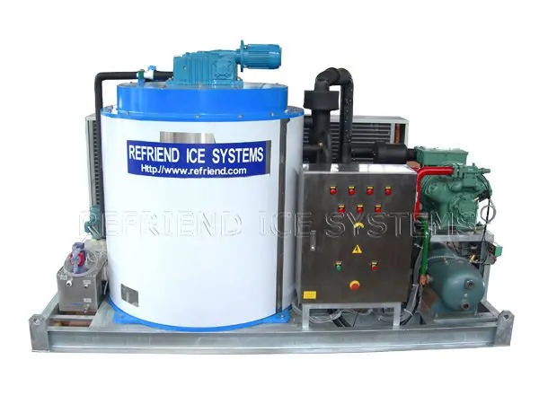 10T Air Cooled Ice Flake Plant in 20ft Container - CE Certified