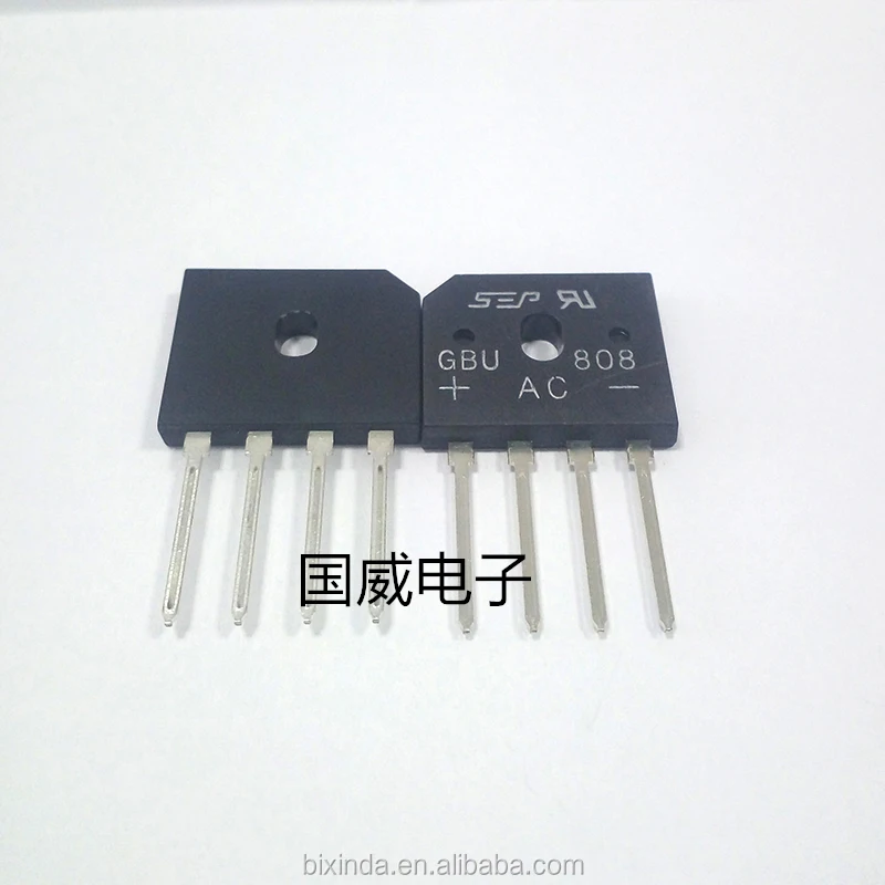 New And Original Ic Gbu808 Gbu 808 8a 800v Bridge Rectifier - Buy ...