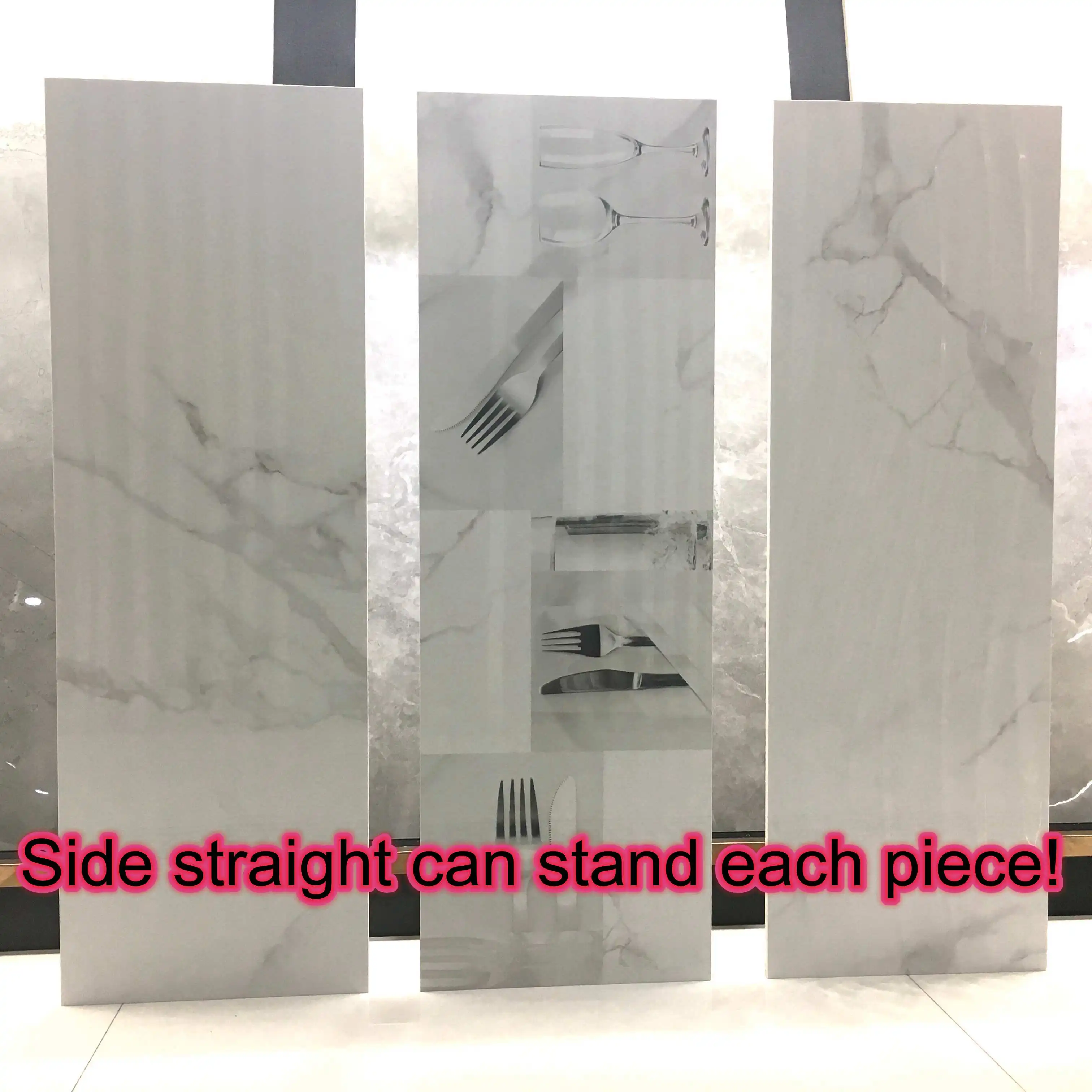 300x600mm Cheap Jointless 3d Glazed White Bathroom Ceramic Wall Tile ...