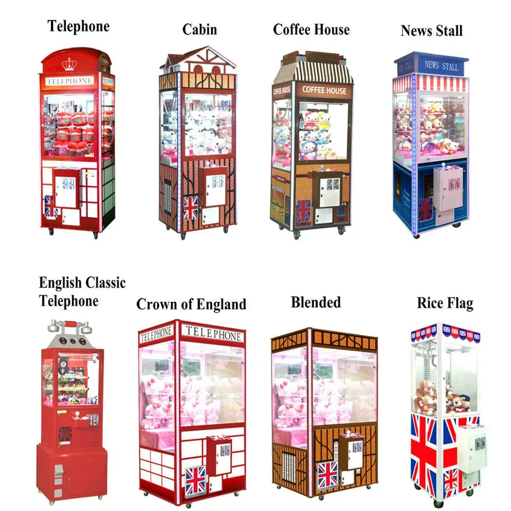 Best Price Coin Operated Vending Stacker Crane Claw Machine Vending Toy ...