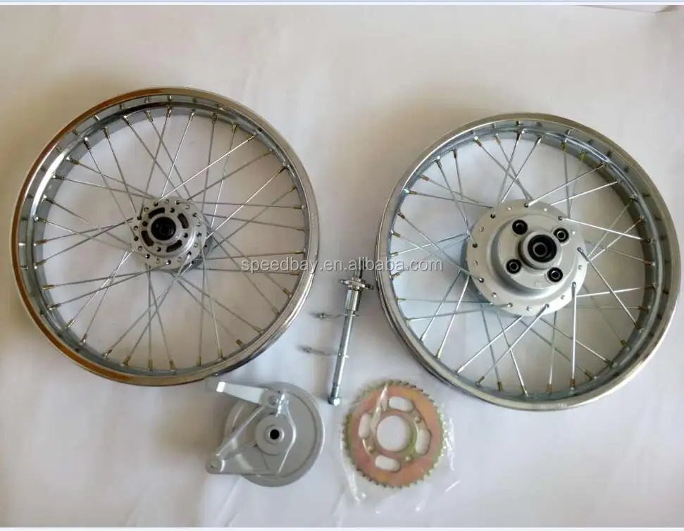 Cg125/gn125/gn250 Front Rear 2.15x16/17/18 Spokes Motorcycle Wheel Rims ...