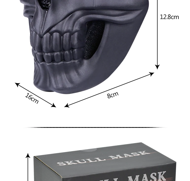 Action Union Halloween Festival Party Mask Cs Protective M08 Half Face ...
