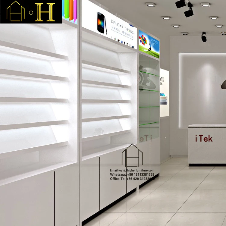 Shop Counter Table Design To Display Mobile Phone Cell Phone Case ...