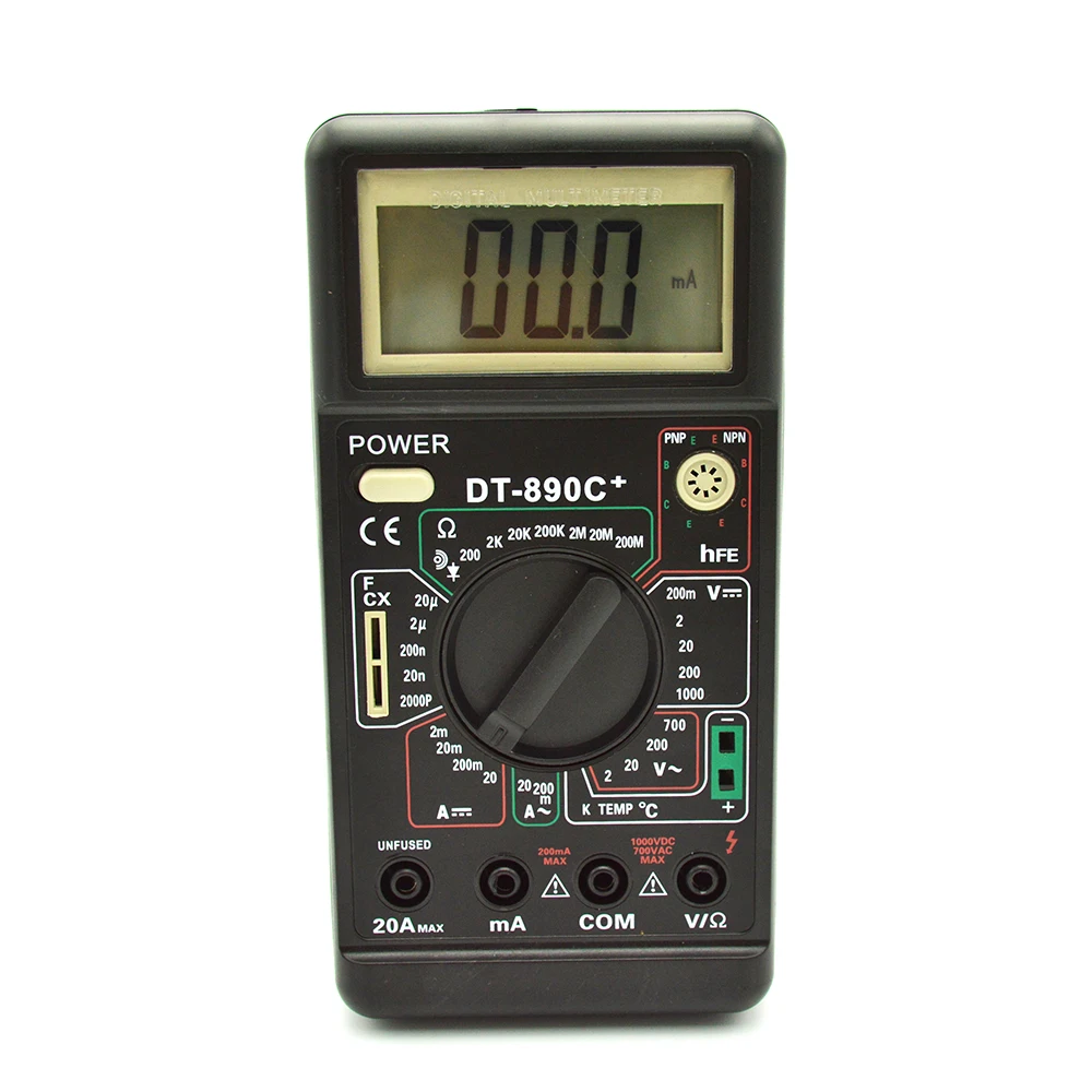 High Quality Dt-890c+ Multimeter Dmm Digital Meter - Buy Multimeter Dmm ...