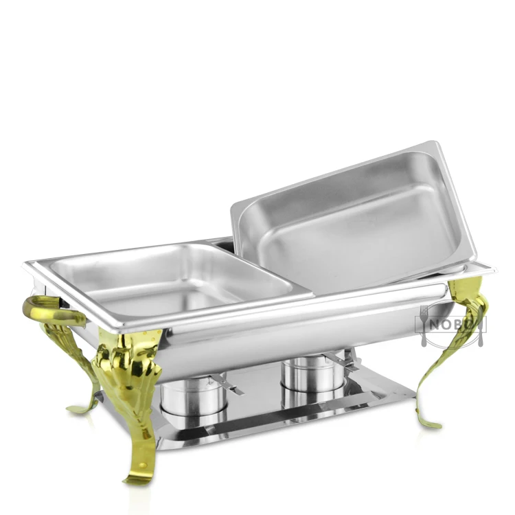 Wholesale Hotel Gold Induction Buffet Food Warmer Stainless Steel ...
