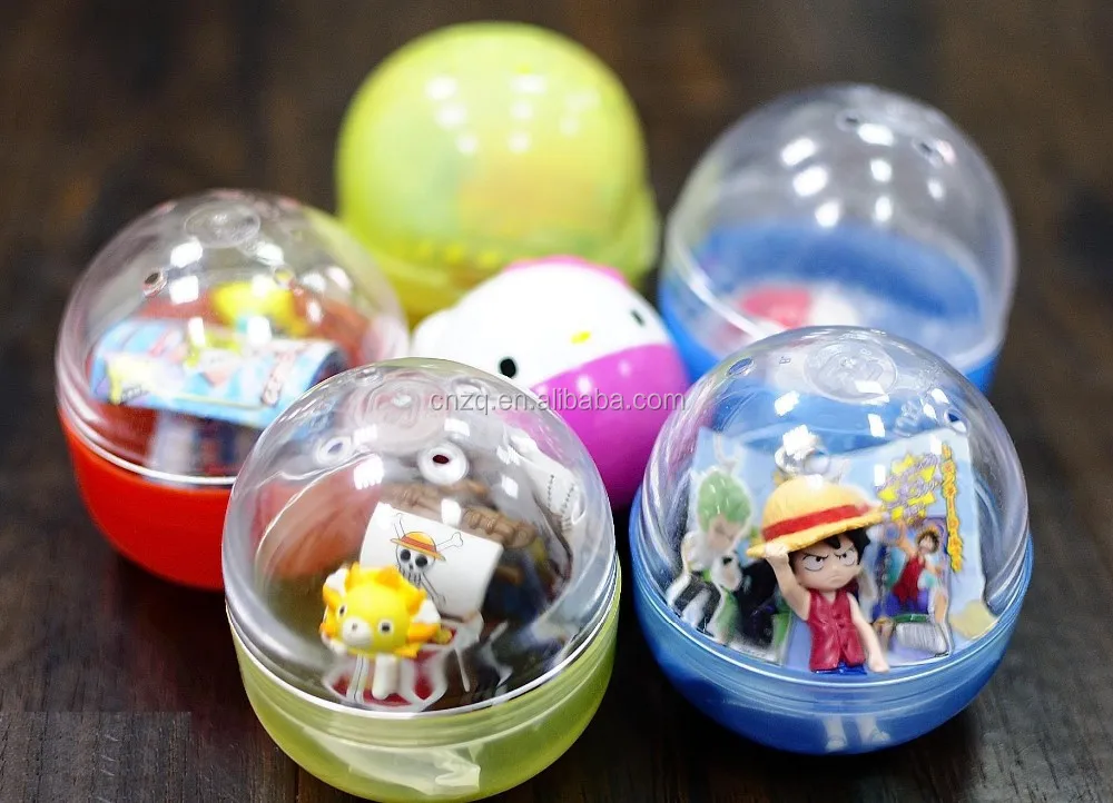 Colourful Japanese Plastic Gashapon Capsule Toys For Vending Machine ...