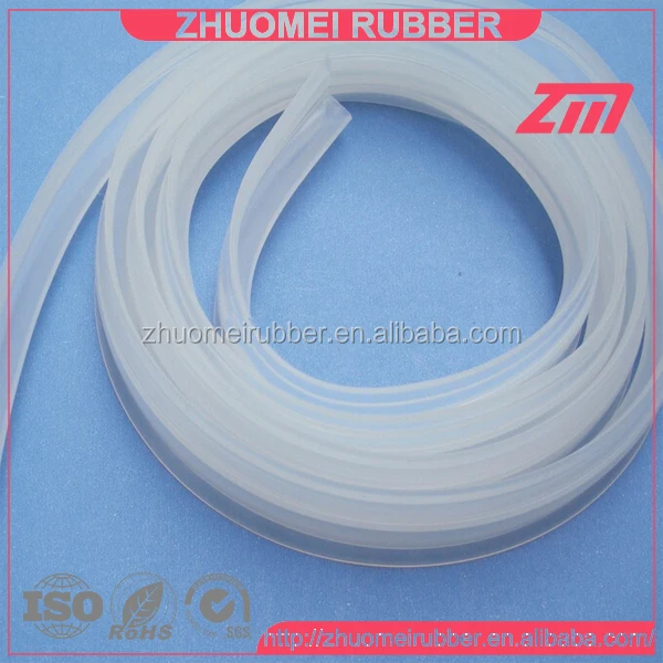 Clear Silicone Rubber Glass Edge Strip - Buy Glass Edge Strip,Rubber ...