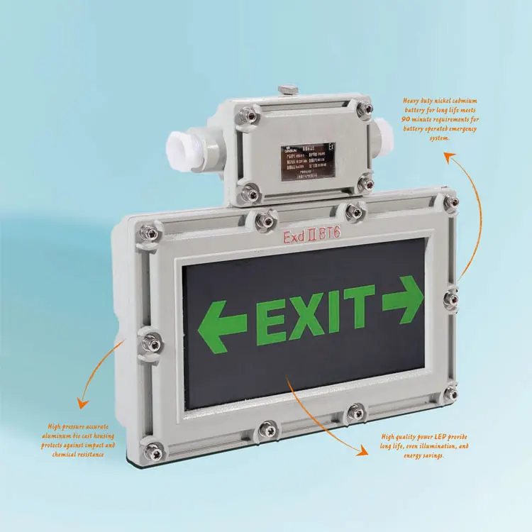 Explosion-proof Exit Led Emergency Lighting 3w Safety Exit Lighting ...