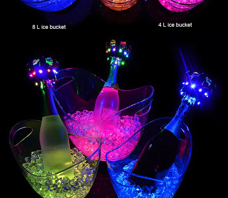 Boat Shape Decorative Led Ice Bucket For Bar - Buy Decorative Ice ...