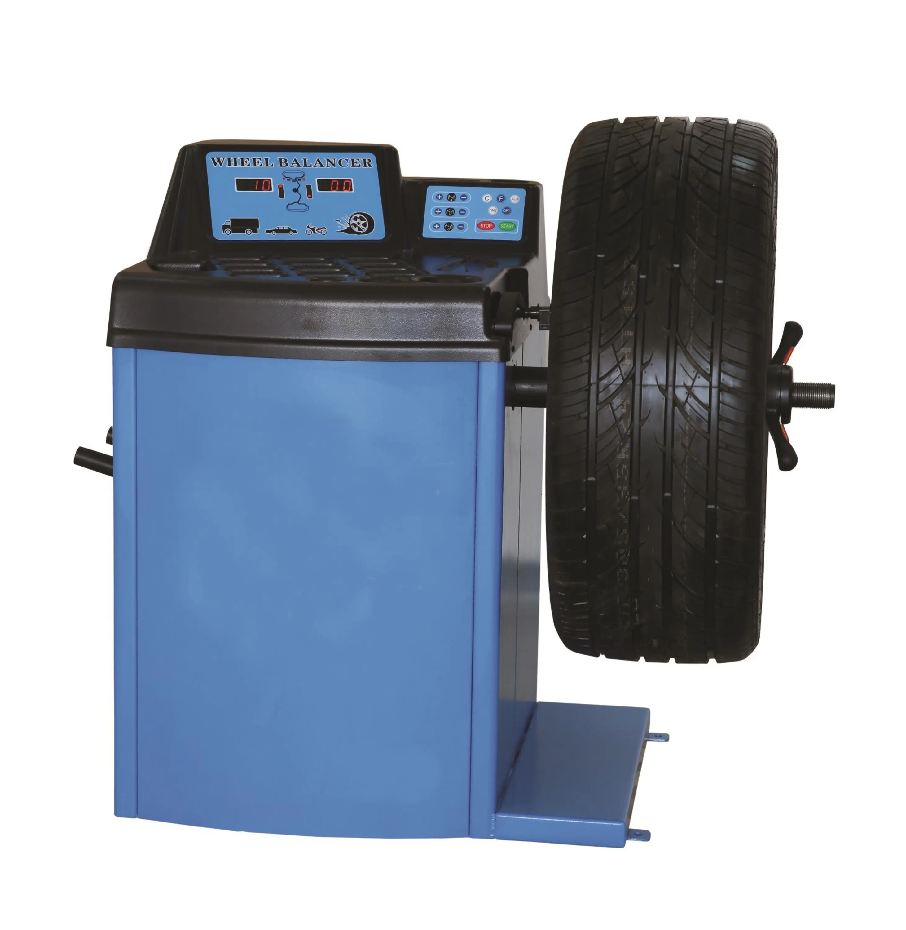 Truck Tire Repair Workshop - Balancer Wheel Balancing Machine