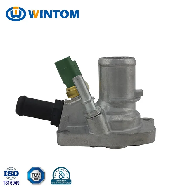 Wintom Aluminum Coolant Thermostat With Sensor For Cooling System ...