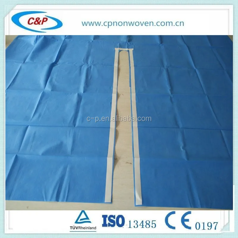 Adhesive Surgical U-split Drape With Tape - Buy Split Surgical Drapes,U ...
