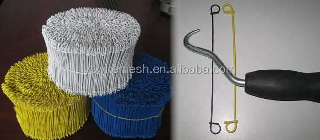 Durable Metal Wire Loop Holders - Double Loop Tie Wire Bar Ties