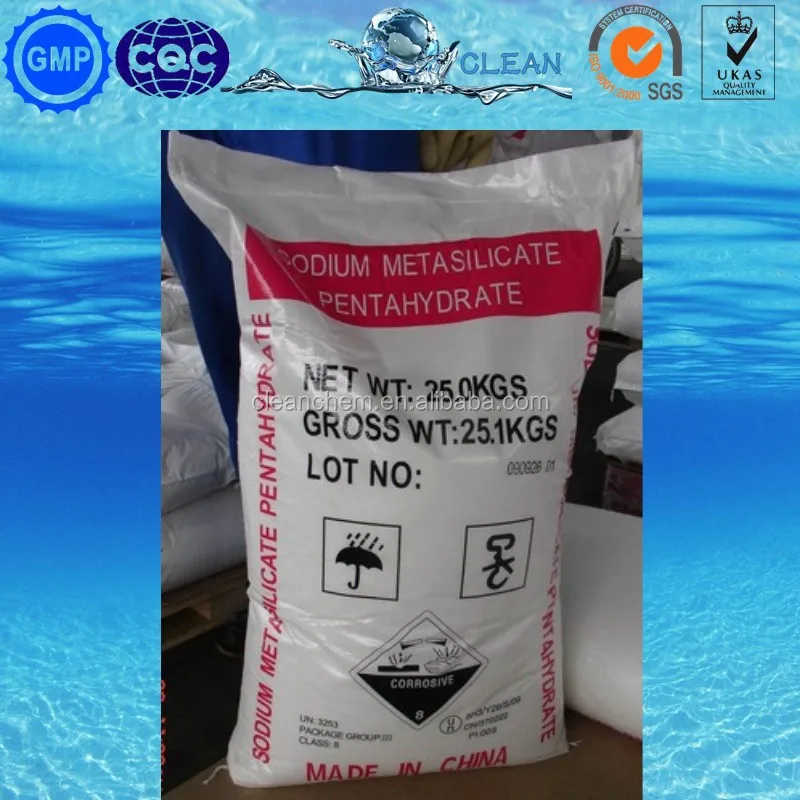 Sodium Meta Silicate Penta Pentahydrate Detergent Chemicals - Buy ...