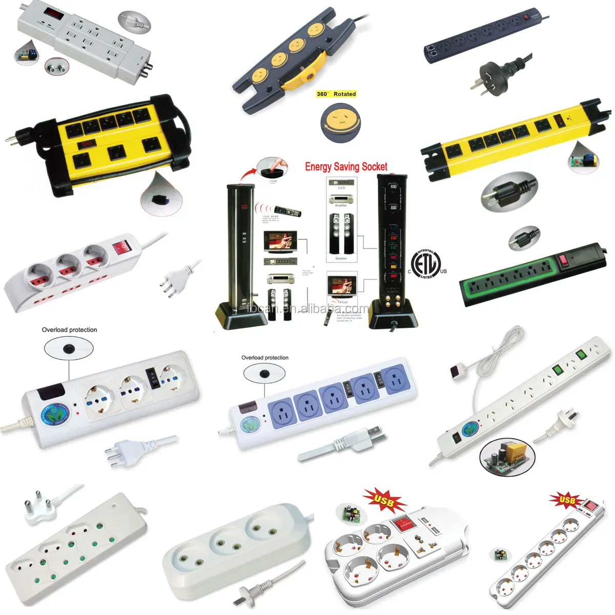 Focan Saa Australian Power Strip 10a 250v Australia 4 Outlet Power ...