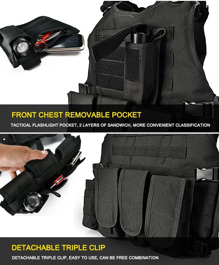 Ak Tactical Molle Webbing Combat Swat Military Vest Tactical Vest With ...