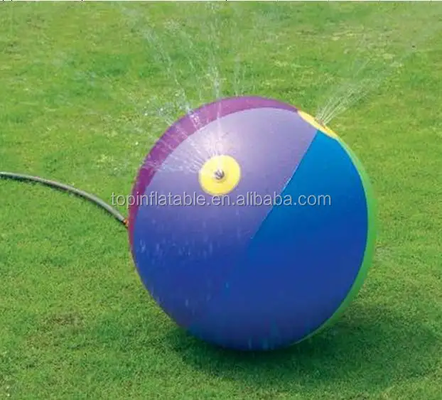 Inflatable Sprinkler Beach Ball,Inflatable Gloss Spray Jet Pvc Ball For ...
