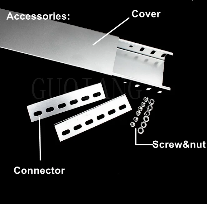 Standard Size Outdoor GI Cable Tray with Cover - Durable & Versatile