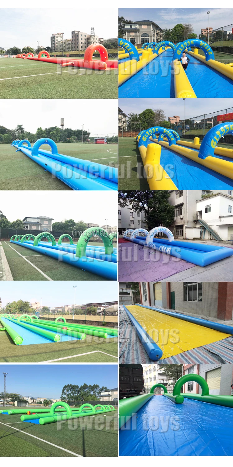 Portable Single lane Slip n Slide Inflatable Slide the City Inflatable ...