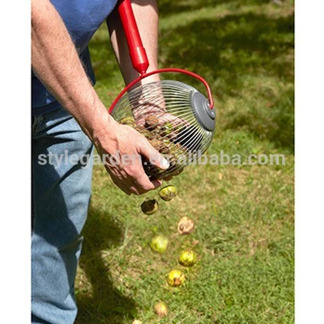 Rolling Patio Lawn Yard Garden Steel Wire Cage Hand Pecan Kola Tiger ...