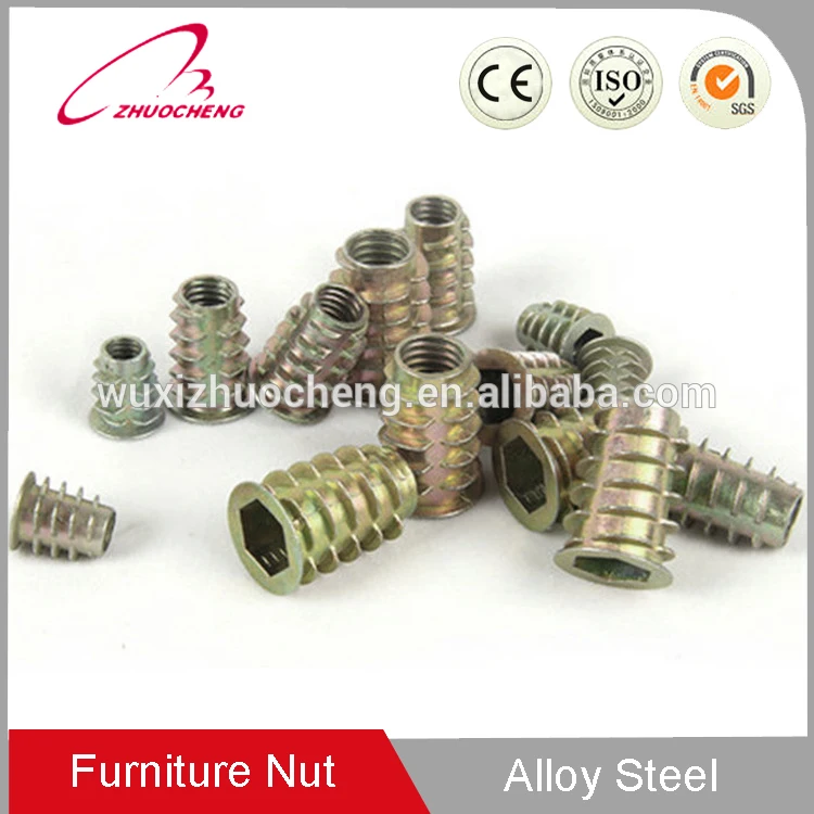 Customized Insert Nut Self Tapping Threaded Inserts Double Thread Nuts ...