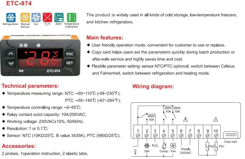 Cooling A/c General Temperature Controller Of Touch Type Etc - Buy ...