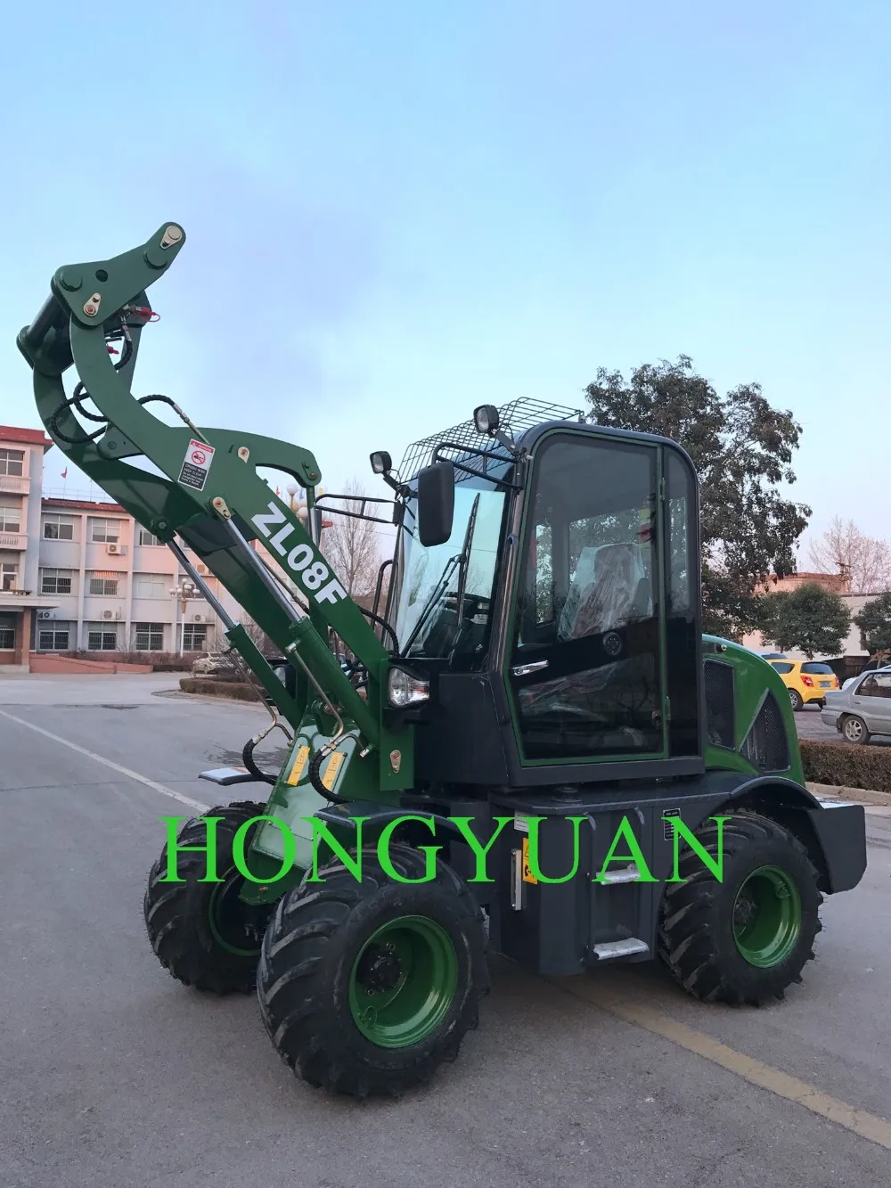 0.8ton Mini Farm Wheel Loader Zl08f With Ce - Buy Hzm908 Wheel Loader ...