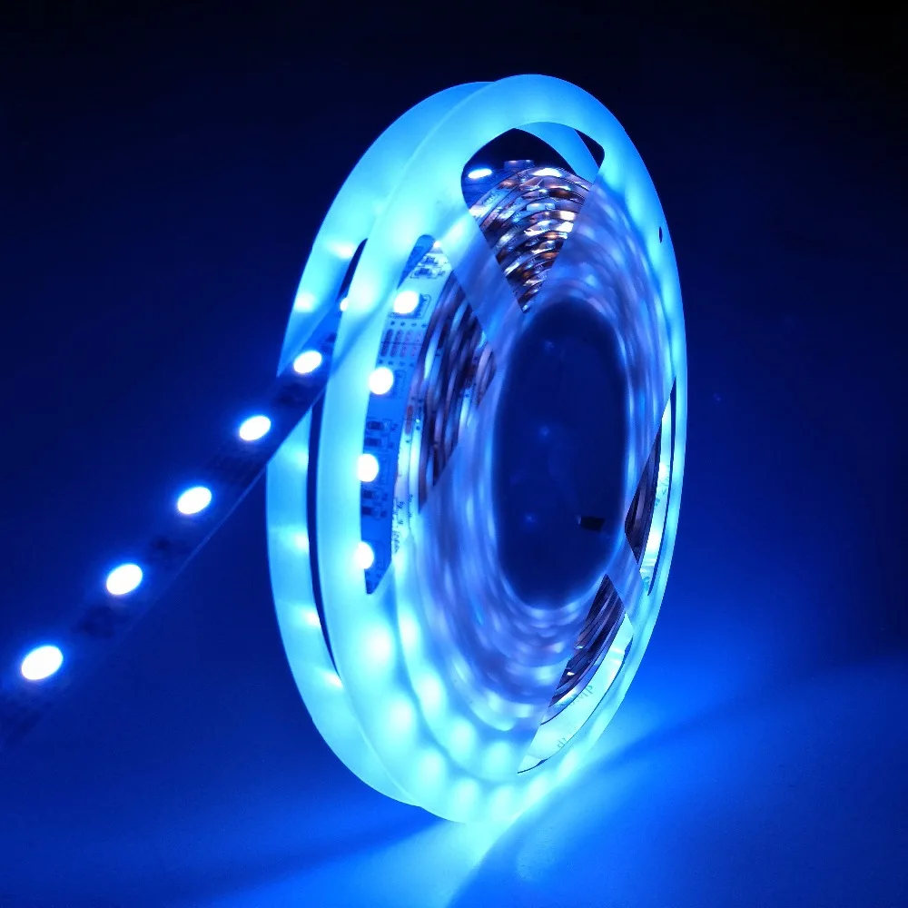 3 Led 6 Led Cuttable 60 Led Per Meter 5050 Blue Color Led Strip Light ...