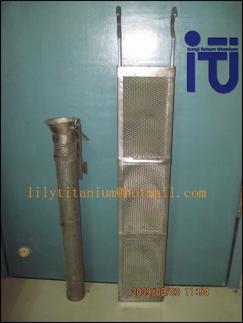 Round And Square Shape Titanium Anodizing Rack Titanium Electrolyzer ...